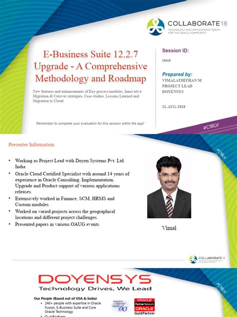 E Business Suite 1227 Upgrade A Comprehensive Methodology And Roadmap