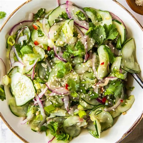 Cucumber Salad Thai Dish