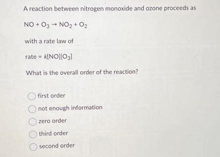 Solved Use The Following Data To Determine The Reaction Chegg