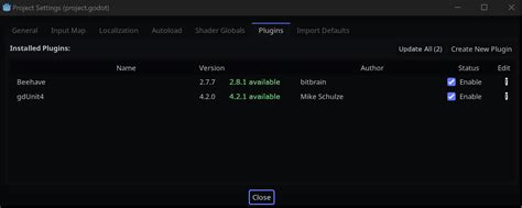 Implement Support For Updating Plugins Inside The Editor · Issue 8451