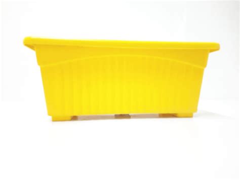 Buy Rectangle Plastic Pot Multicolor Online Manbhawan Nursery