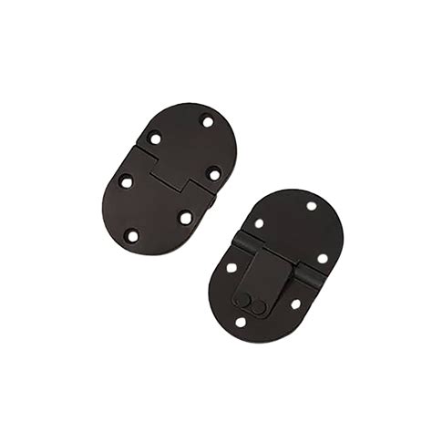 Qcaa Solid Brass Butler Tray Folding Table Hinge 2 12 X 1 12 X 30 Mm Orb Oil Rubbed