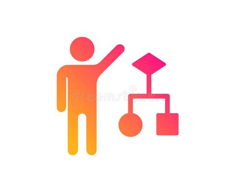 algorithm icon business management sign vector stock vector