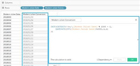 Transforming Julian Dates Into Tableau Date Fields With Modulo — 4africa Data Specialists