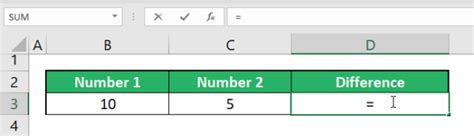 How To Subtract In Excel Formula And Examples 2023
