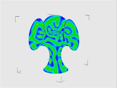 Greyscott Reaction Diffusion Code On Mesh