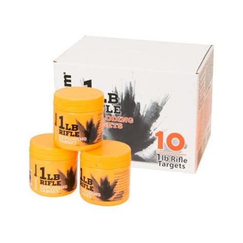 Sonic Boom 1 Lb Exploding Target 10 Pack Sb701109 Safford Trading