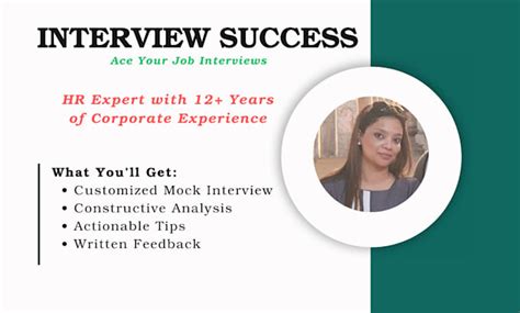 Conduct A Customized Mock Interview By Samiareza Fiverr