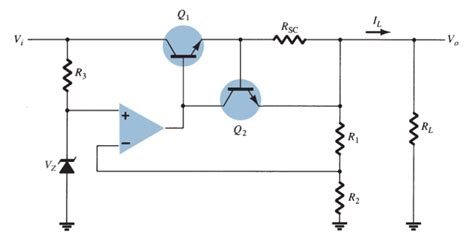 Solved Current Limiting Series Voltage Regulator Show All Chegg