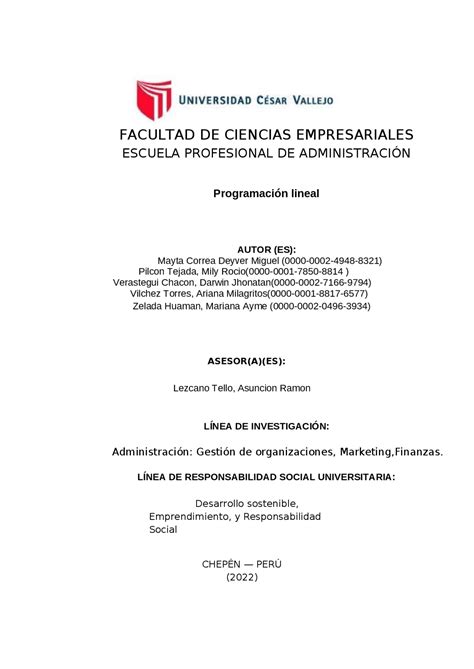 Programación Lineal Matemáticas Apuntes De Matemática Financiera Docsity