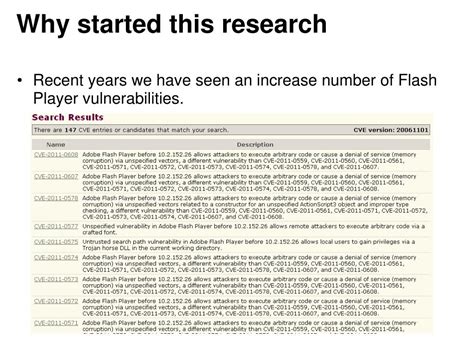 Ppt Understanding And Exploiting Flash Actionscript Vulnerabilities Powerpoint Presentation