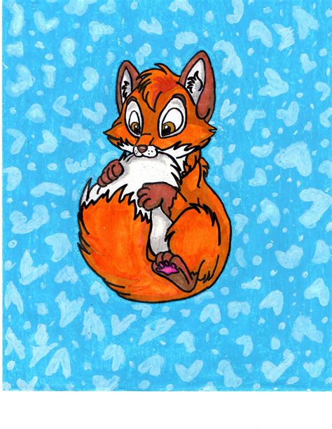 Cute Fox Playing By Lainaschlag On Deviantart