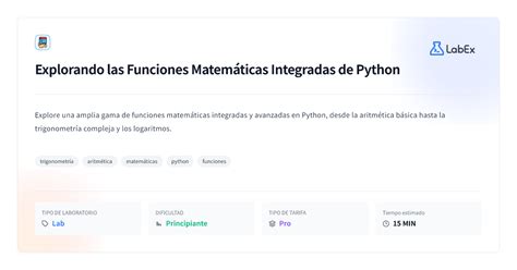 Dominando Las Funciones Matemáticas Integradas De Python Labex