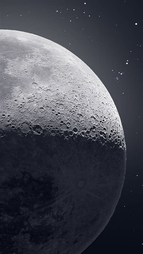 50000 Photographs Combine To Form A Detailed Image Of The Moon And