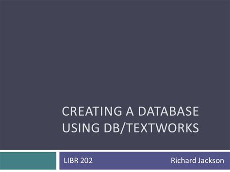 Db Textworks Tutorial Mysocialdad