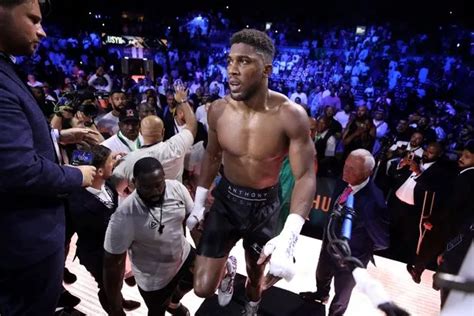 Fuming Anthony Joshua Storms Ring And Launches Into Incredible X Rated Rant That Let Himself