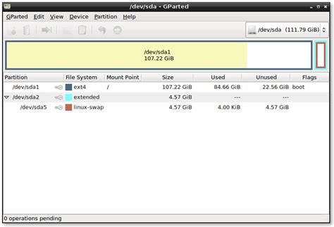 linux fail gparted but quickly fixed dwaves de