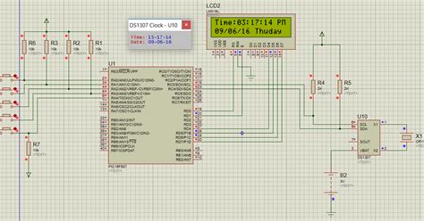 Mikro C Đồng Hồ Thời Gian Thực Ds1307 Real Time Mikro C Code
