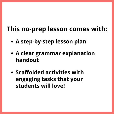 Free Esl Lesson Plan And Grammar Worksheets English Teaching Toolkit
