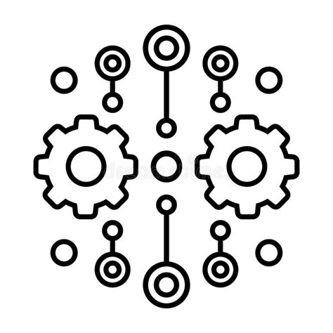 Integration Vector Icon Automation Concept Illustration Sign Software Symbol Stock Vector