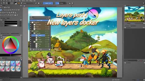 Layers In Krita Overview Of The New Features Krita Digital Art Beginner Digital Painting