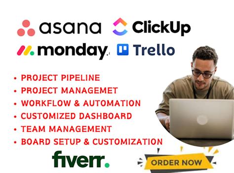 Be Your Monday Crm Asana Trello Clickup Consultant Monday Project Management By Abdourl Fiverr
