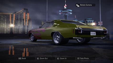 Need For Speed Carbon Car Showroom Musclecars V8s Chevrolet