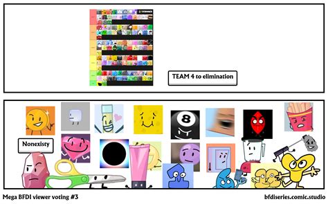 Mega Bfdi Viewer Voting 3 Comic Studio