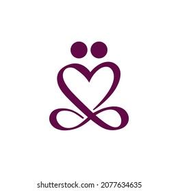 Love Relationship Sex Logo Concept Couple Stock Vector Royalty Free Shutterstock