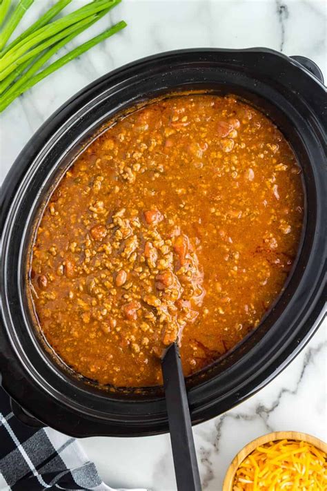 Crock Pot Chili Is An Easy Slow Cooker Recipe That Is One Of My