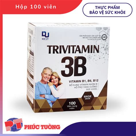 Trivitamin 3b Bổ Sung Vitamin Nhóm B Cho Cơ Thể Dược Phẩm Phúc Tường
