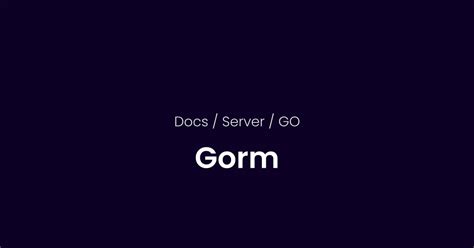 Gorm Tracing Quick Start
