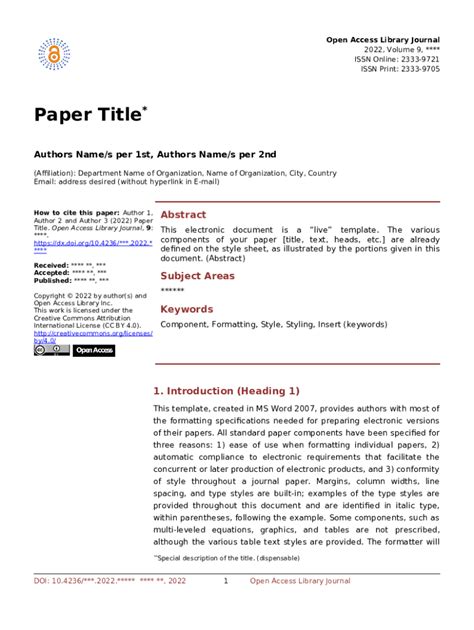 Subject And Course Guides Apa Guide 7th Edition Title Page Doc
