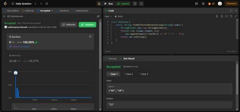 Leetcode Dailycoding Binarystrings Lakshmipriya Ramesh