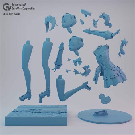 Barbara Summertime Sparkle Genshin Impact D Model By Gray World Corporation