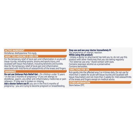Buy Voltaren Emulgel 20g Online At Chemist Warehouse®