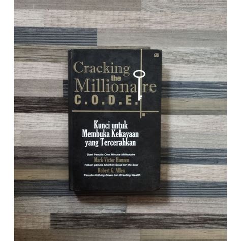 Jual Cracking The Millionaire Code Original Shopee Indonesia