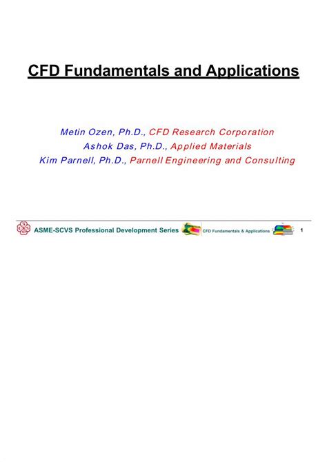 Pdf Asme Cfd Fundamentals Dokumentips