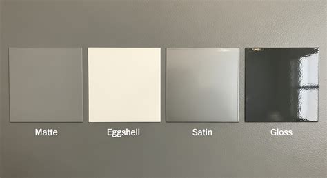 Paint Finish Guide Matte Eggshell Satin Gloss Hanodecor