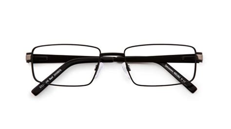 Specsavers Mens Glasses Basil Black Square Metal Frame €130