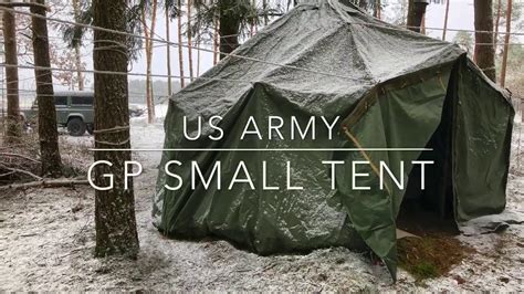 Us Army Gp Small Arctic Tent Truppenzelt Bundeswehr Mannschaftszelt