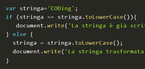 Tolowercase In Javascript Converte Stringa Minuscolo