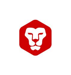 Hexagonal Lion Logo Vector Images 91