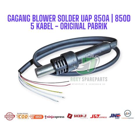Gagang Blower 850 5 Kabel Solder Uap 850 5 Cabel Cable 850a Analog 850d Digital Original Pabrik