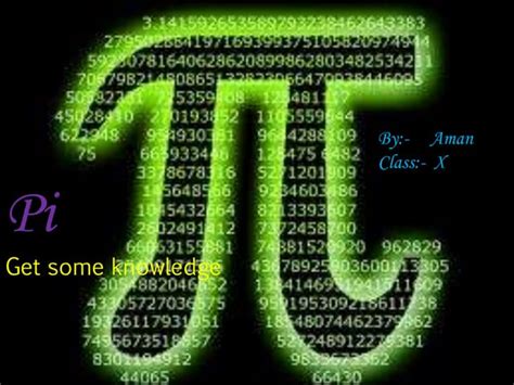 Presentation On Pi Pptx