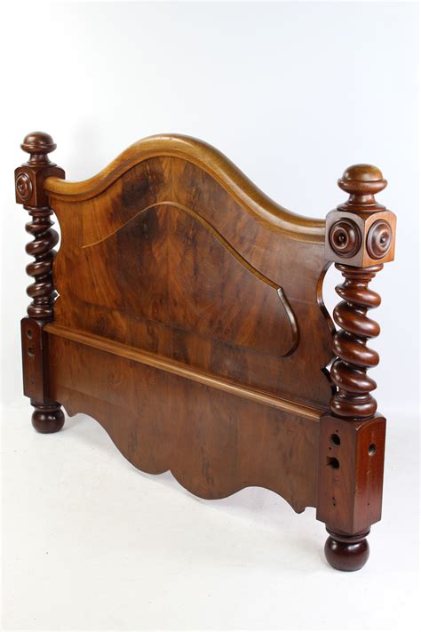 Antique Victorian Mahogany Headboard
