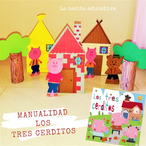 👩‍🎓 Creatividad Con Los 3 Cerditos ️ La Casita Educativa