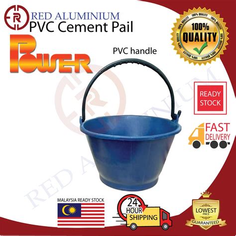 Pvc Cement Pail Yellow Simen Baldi Kuning Steel Handle And Plastic