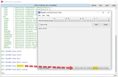 Swo With Arm Cortex M33 Mcu On Eclipse