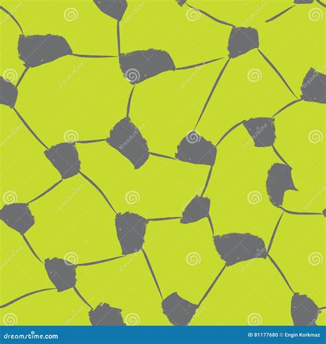 Random Spots Grid Seamless Pattern Stock Vector Illustration Of
